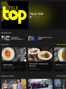 Tele Top im Swissdox Medienarchiv